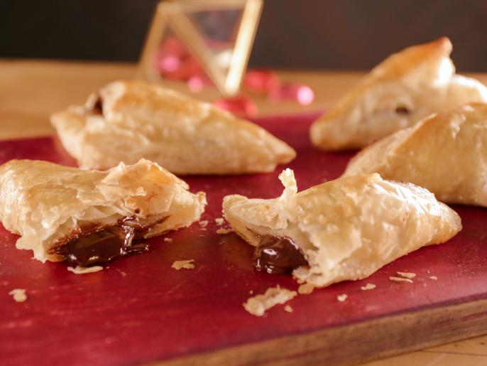 Chocolate-Hazelnut Turnovers Recipe | Bobby Flay | Food Network