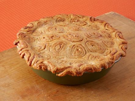 Apple-Raisin Cinnamon Bun Pie Recipe | Food Network Kitchen | Food Network
