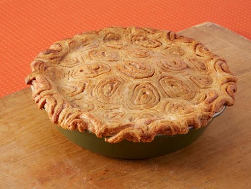 Apple-Raisin Cinnamon Bun Pie Recipe | Food Network Kitchen | Food Network