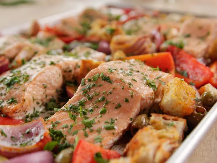 Spanish Baked Salmon Recipe | Ree Drummond | Food Network
