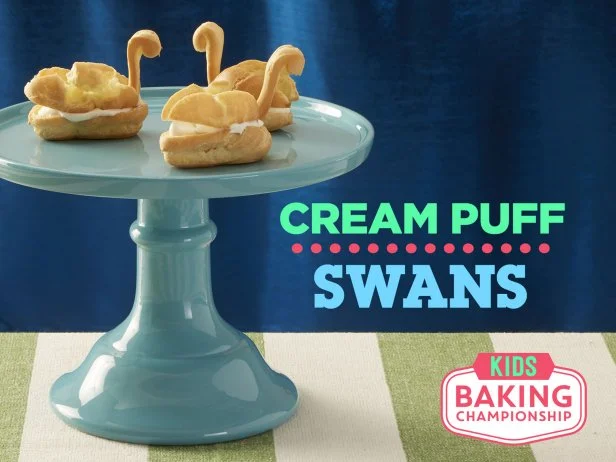 How to Make Cream Puff Swans — Kids Baking Championship | Food Network
