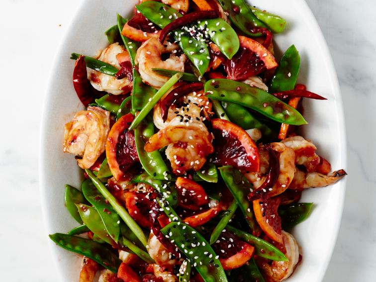 Blood Orange-Shrimp Stir-Fry Recipe | Food Network Kitchen | Food Network
