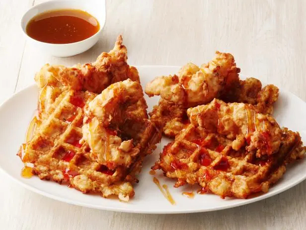 Chicken and Tater Tot Waffles Recipe | Food Network Kitchen | Food Network