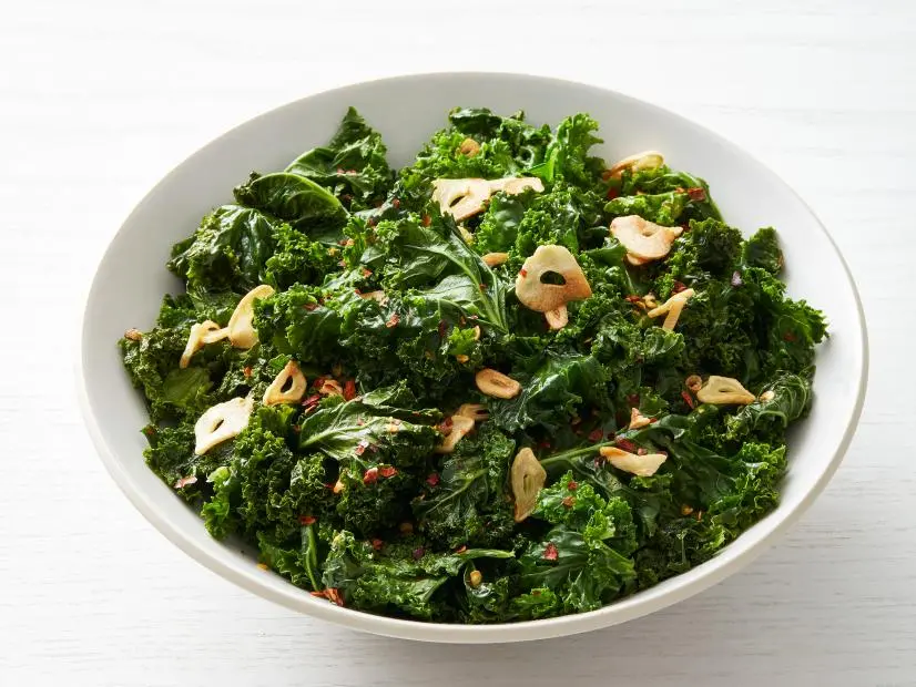 Sauteed Kale with Garlic Recipe | Food Network Kitchen | Food Network