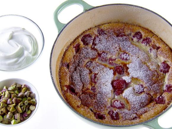 Raspberry Clafoutis Recipe | Giada De Laurentiis | Food Network