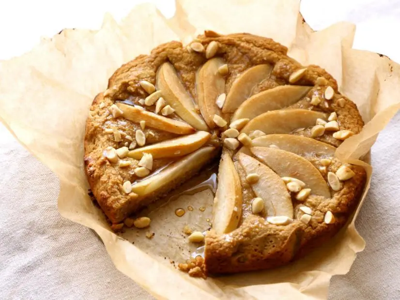 Gluten-Free Pear and Almond Cake Recipe | Amy Chaplin | Food Network