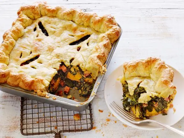 Collards and Corn Slab Pie Recipe - Chef's Resource Recipes