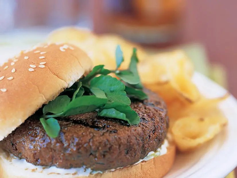 Firecracker Burgers with Cooling Lime Sauce Recipe | Food Network