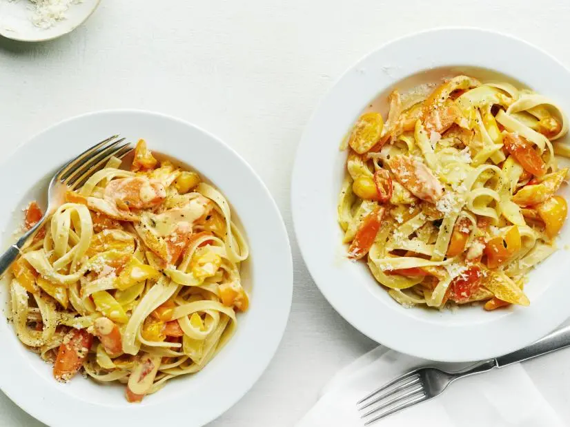Pasta Primavera with Carrots, Bell Peppers and Squash Recipe | Food ...
