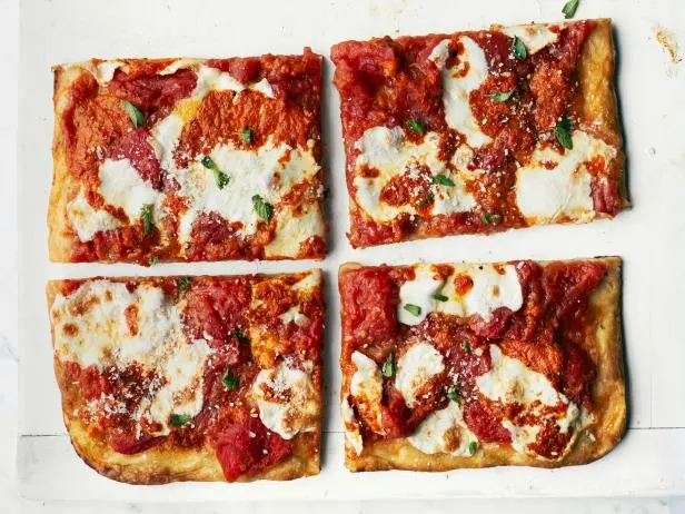 Roasted Red Pepper Pizza Recipe | Food Network Kitchen | Food Network