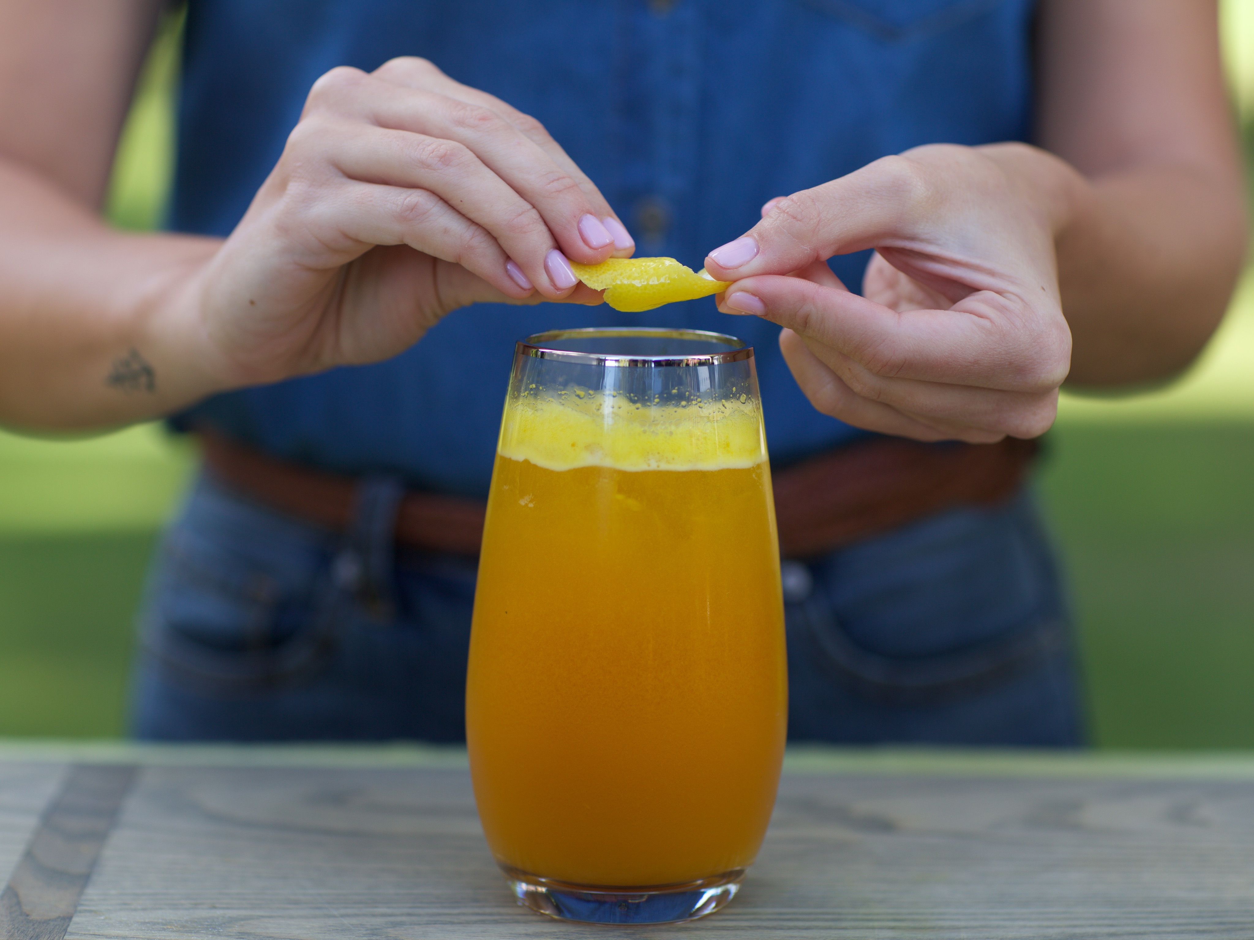 Golden Beet and Lemon Gin Fizz Recipe - Chef's Resource Recipes