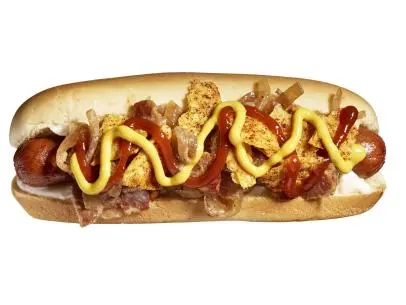 Fully Loaded Bacon-Wrapped Hot Dogs Recipe | Food Network