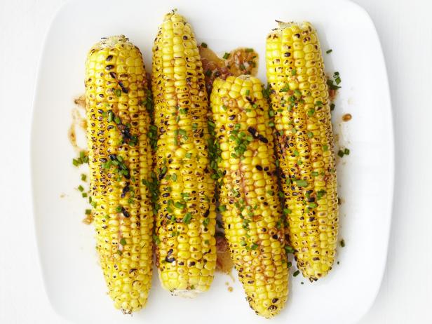 Grilled Corn with Steakhouse Butter Recipe | Food Network Kitchen ...