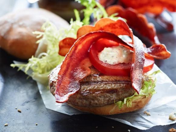 BLT Burger Recipe | Food Network