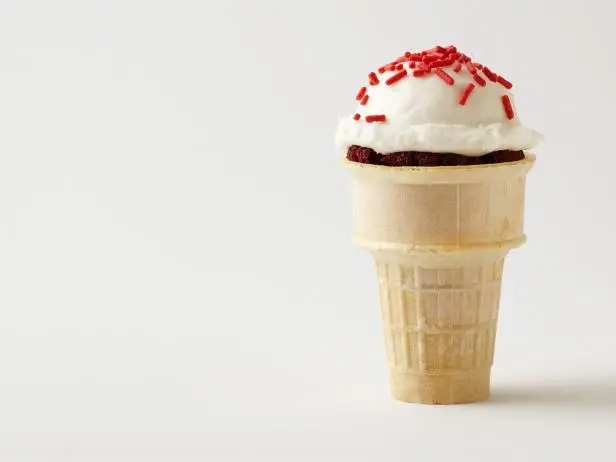 Red Velvet Cone Cakes Recipe | The Neelys | Food Network