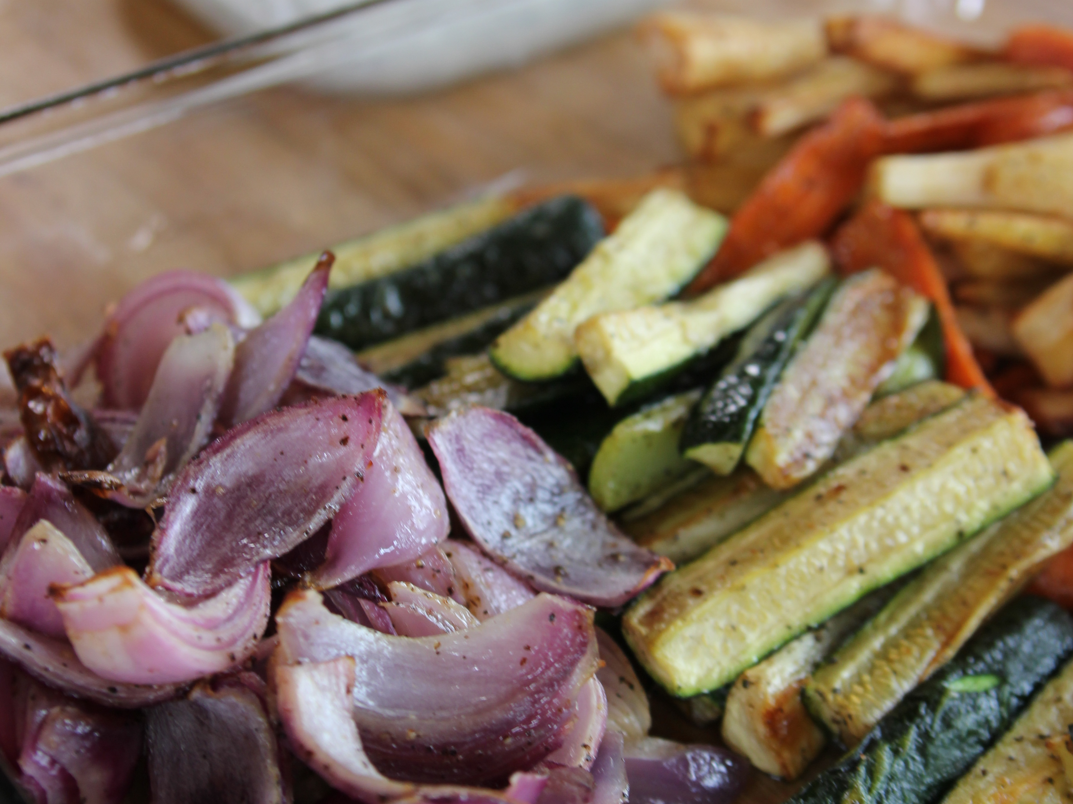 Cold Roasted Veggies with Herbed Yogurt Dip Recipe - Chef's Resource ...