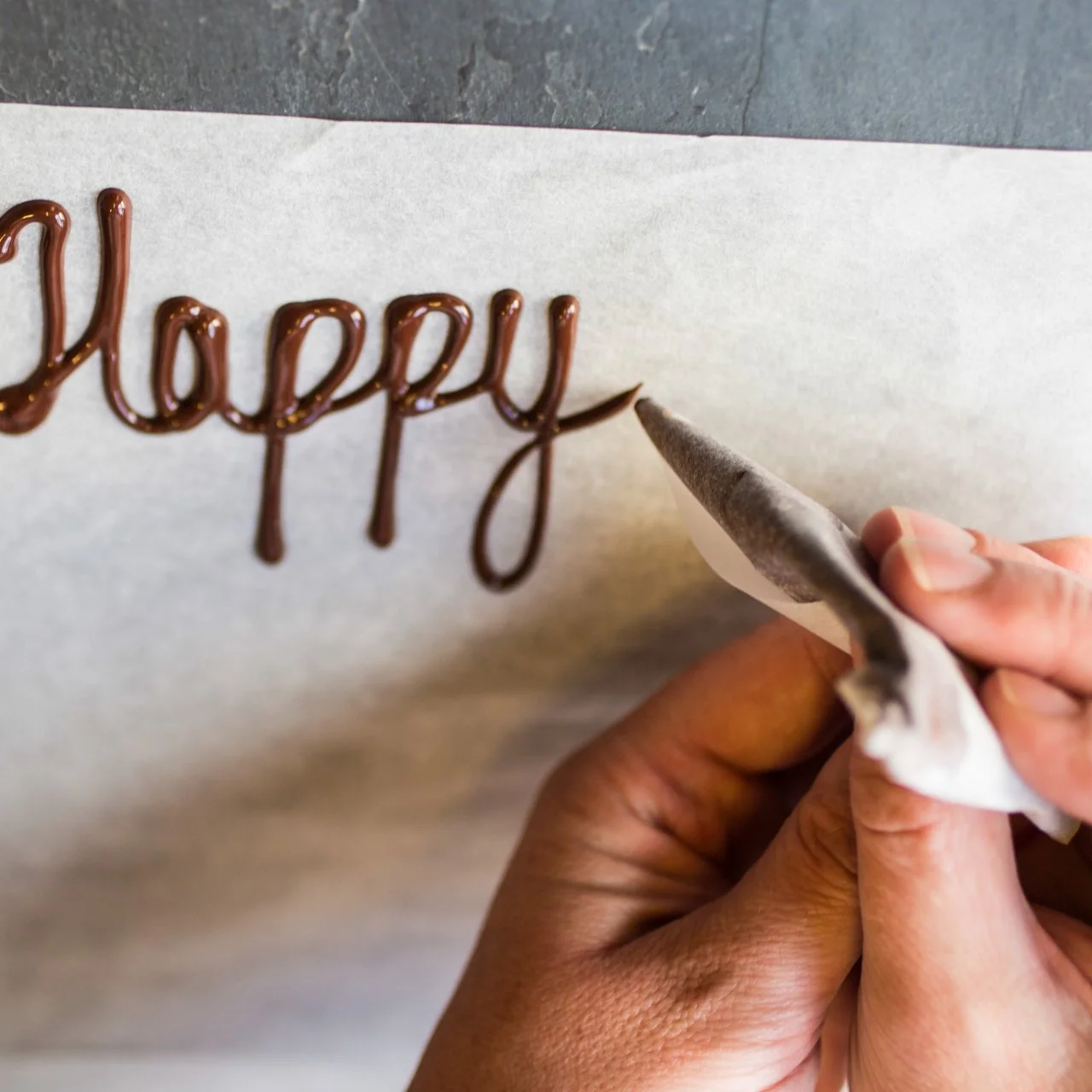 chocolate writing font