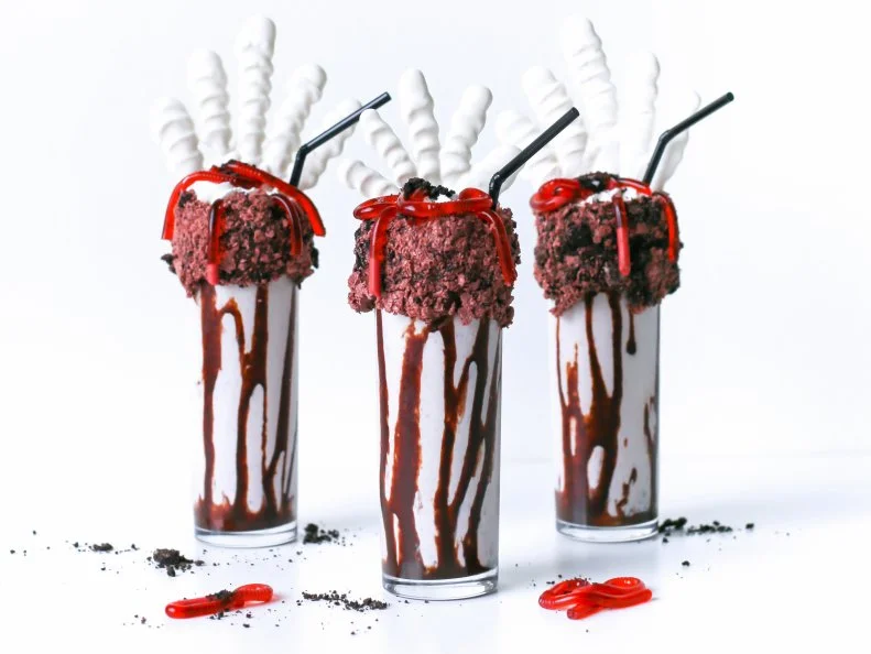 Spooky Halloween Milkshakes : Food Network | Food Network