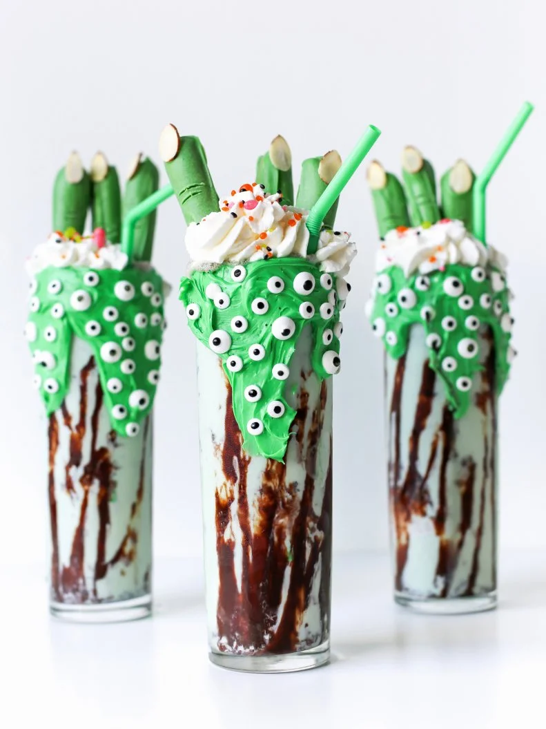 Spooky Halloween Milkshakes : Food Network | Food Network