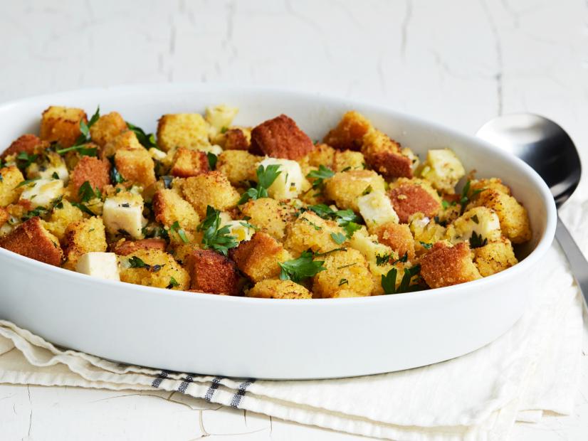 Apple-Sage Cornbread Stuffing Recipe | Food Network