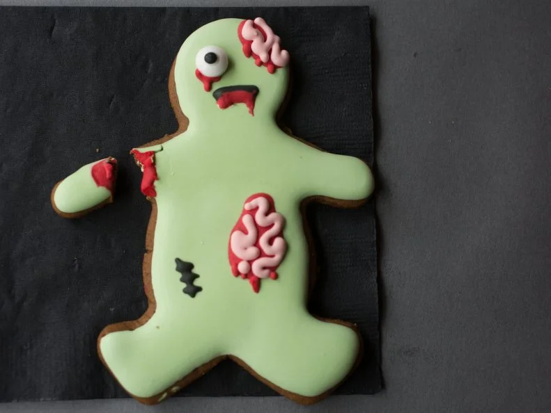 Halloween Gingerbread Ghouls : Food Network | Food Network