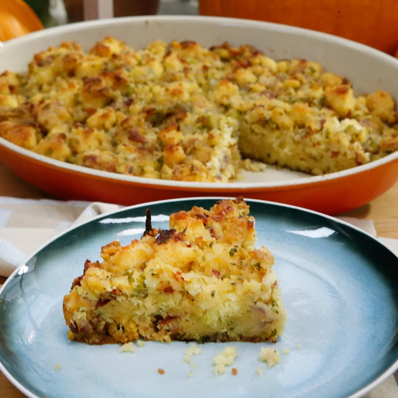 Bacon Cornbread Stuffing