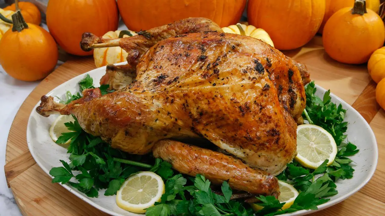 Lemon and Herb Roasted Thanksgiving Turkey Recipe | Geoffrey Zakarian ...