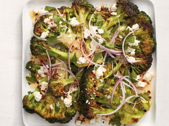 Roasted Broccoli Steaks Recipe | Food Network Kitchen | Food Network