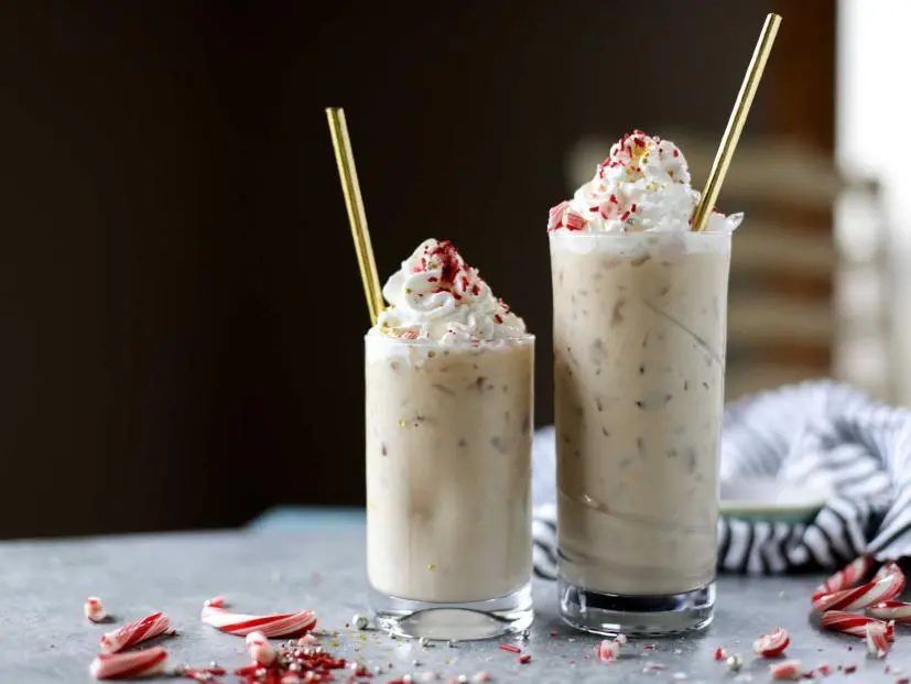 Boozy Peppermint-White Chocolate Iced Mocha Recipe | Jessica Merchant ...