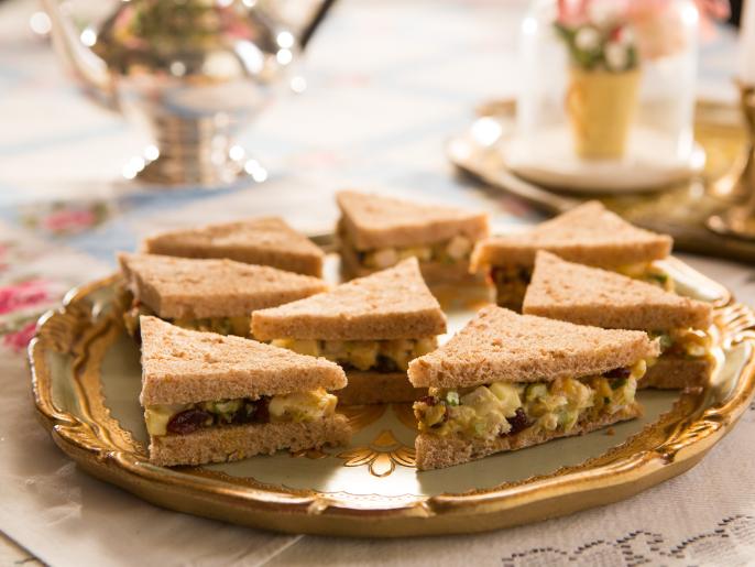 Curried Chicken Salad Tea Sandwiches Recipe | Food Network