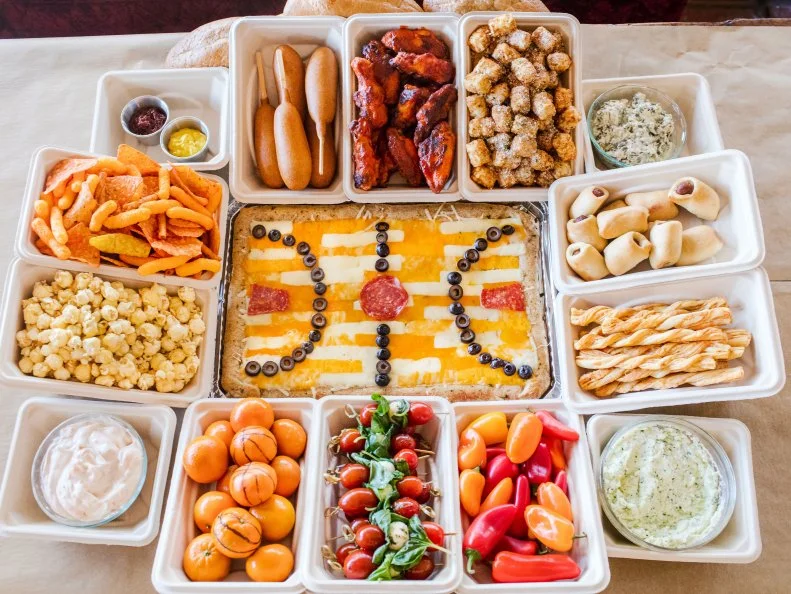 How To Make A Basketball-Themed Snack Stadium : Food Network | Food Network