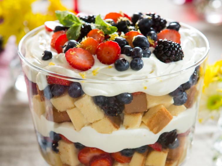 Tri-Berry Trifle Recipe | Food Network