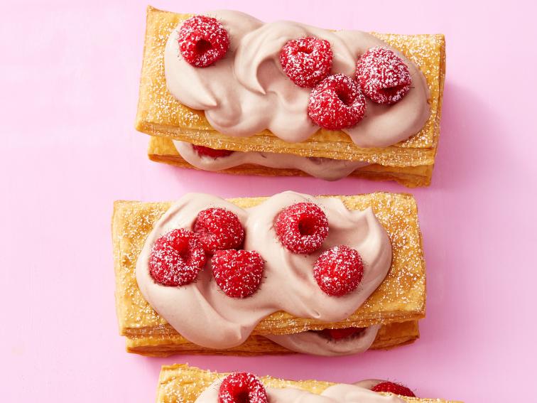 Chocolate-Berry Napoleons Recipe | Food Network Kitchen | Food Network