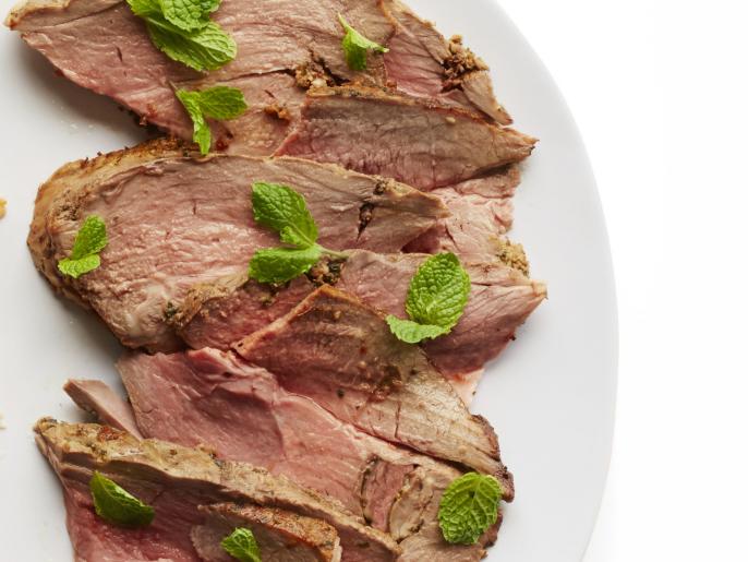 Roast Leg of Lamb with Ginger and Mint Recipe | Food Network Kitchen ...