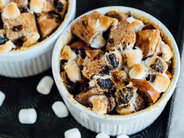 S'mores Bread Pudding for Two Recipe | Food Network