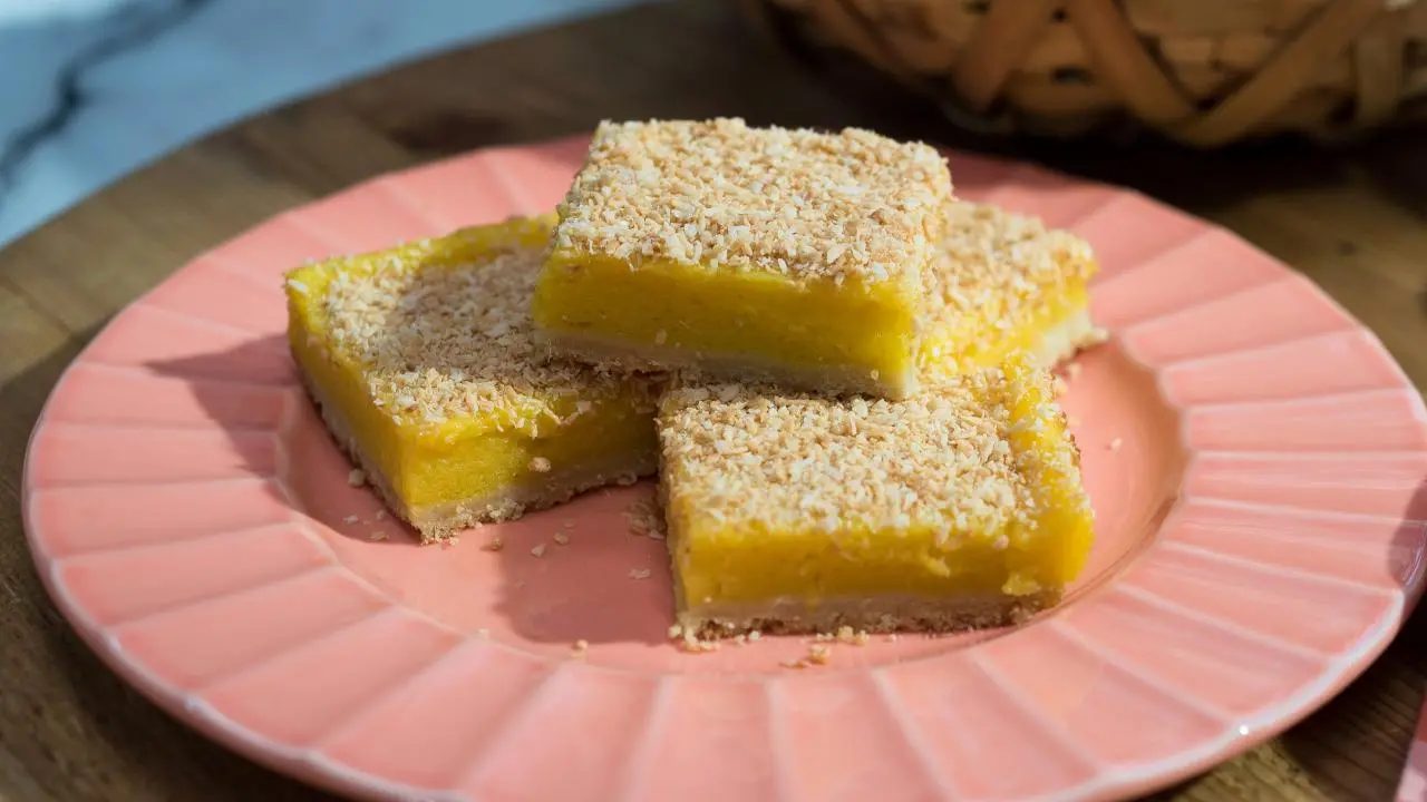 Toasted Coconut Mango Bars Recipe | Marcela Valladolid | Food Network