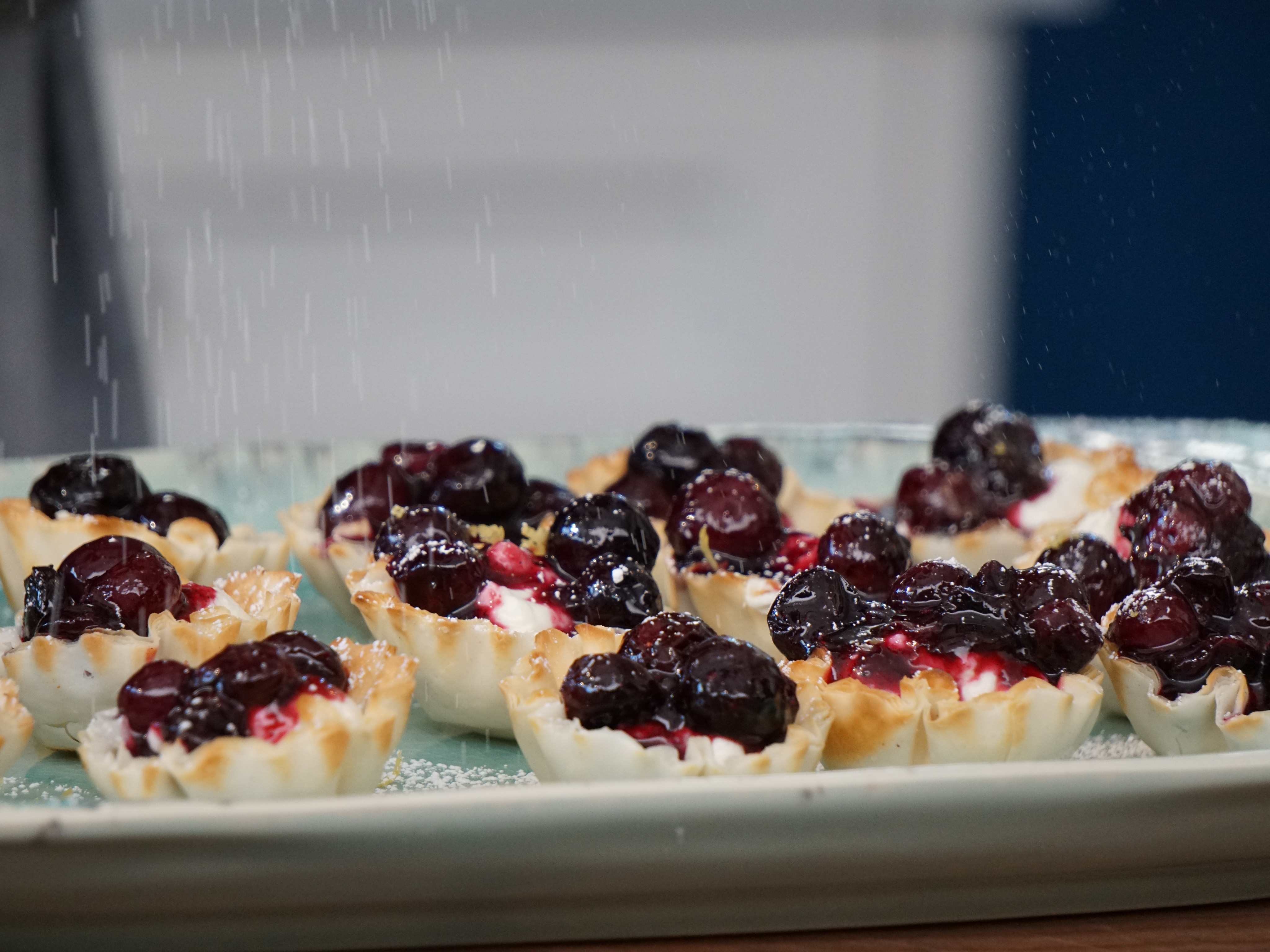 Blueberry Cheesecake Filo Cups Recipe - Chef's Resource Recipes