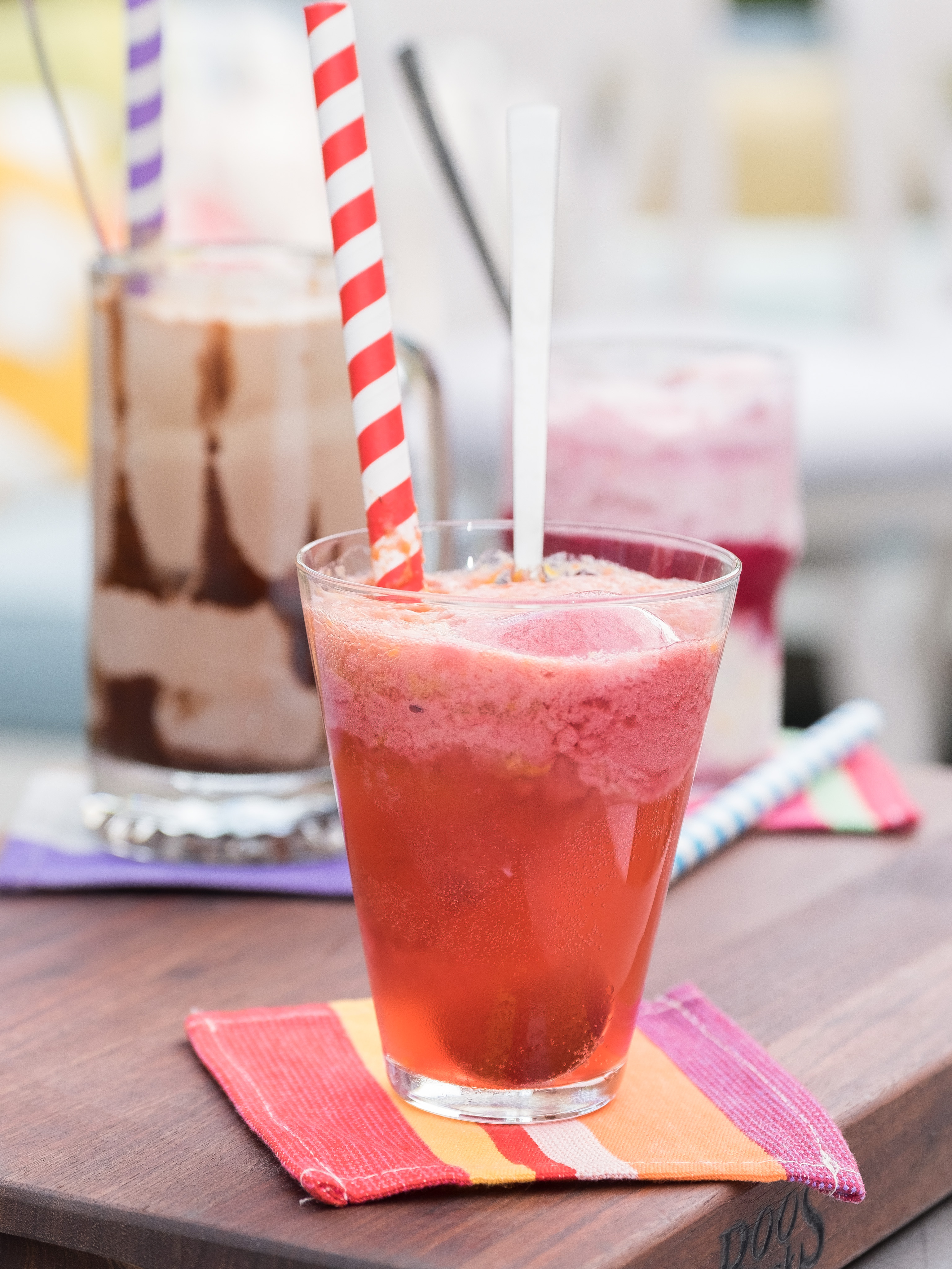 Mango-Raspberry Margarita Float Recipe - Chef's Resource Recipes