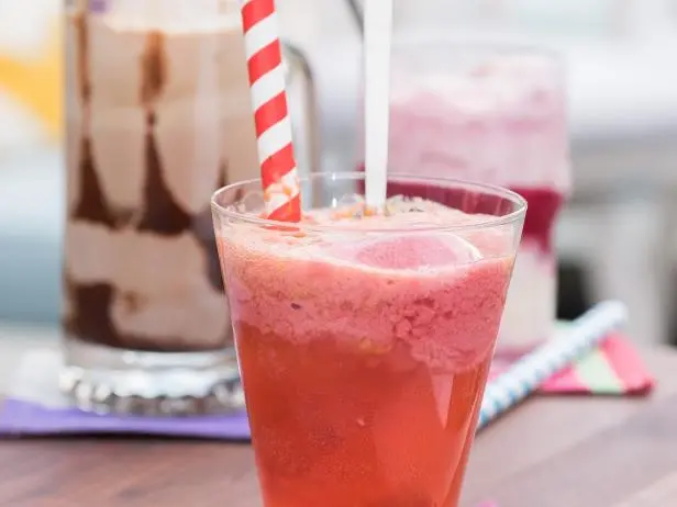 Mango-Raspberry Margarita Float Recipe - Chef's Resource Recipes