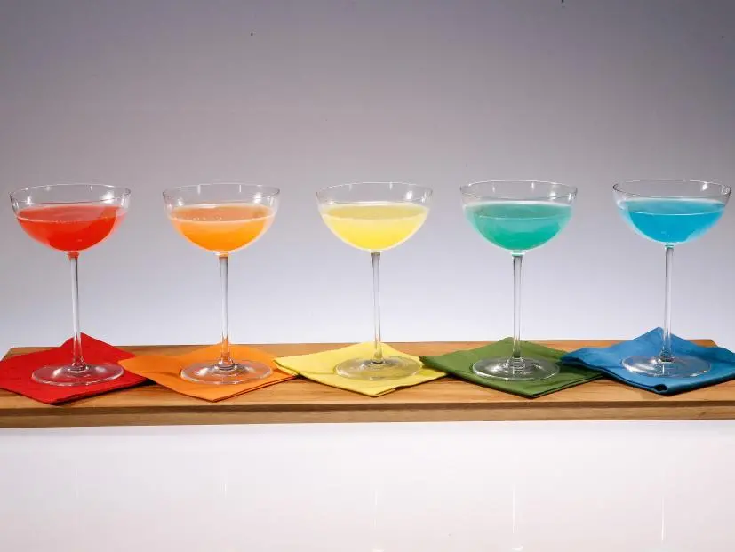 Rainbow Mimosas Recipe | Food Network