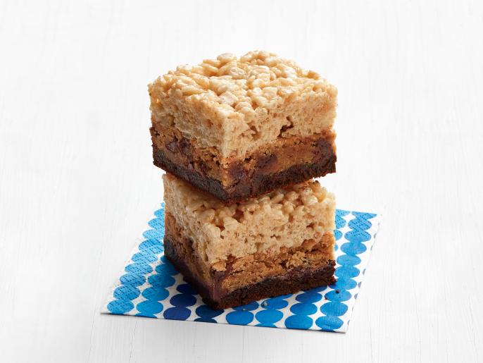 Bake Sale Trifecta Bars Recipe | Food Network