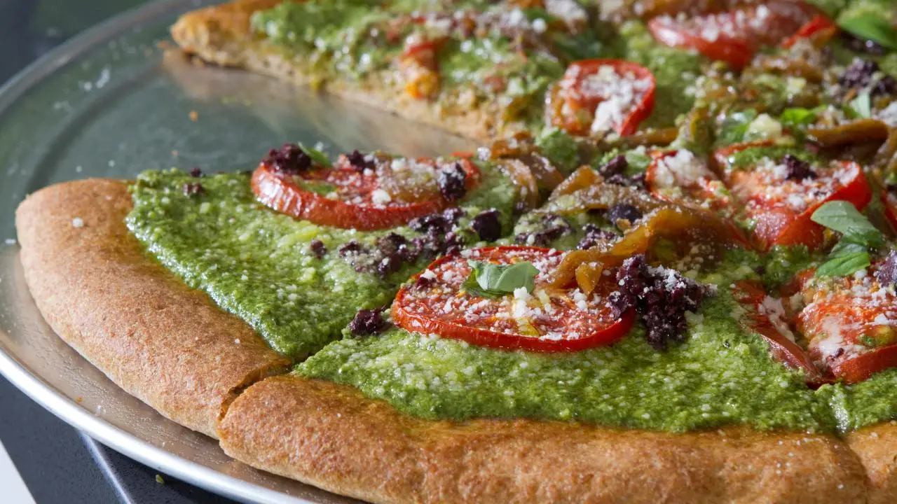 Basil Pesto Pizza Recipe | Trisha Yearwood | Food Network