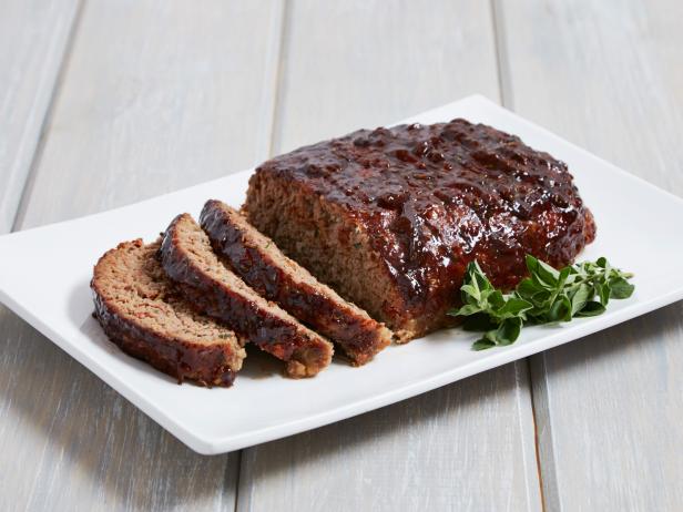Italian Meatloaf with Garlic Herb Glaze Recipe | Food Network