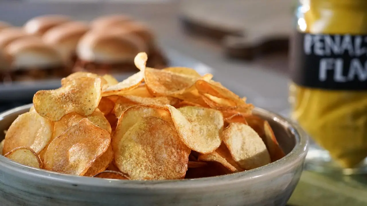 Homemade Potato Chips with Chicken Salt Recipe | Valerie Bertinelli ...