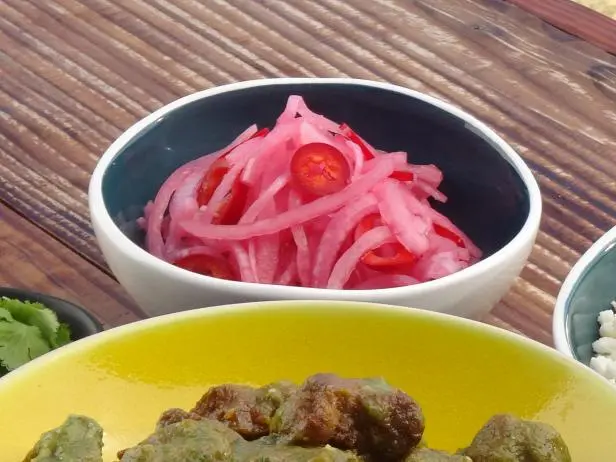 Pickled Red Onions and Fresno Chiles Recipe | Food Network