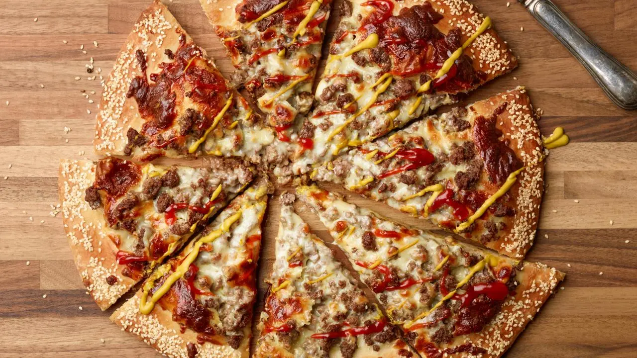 Cheeseburger Pizza Recipe | Food Network Kitchen | Food Network