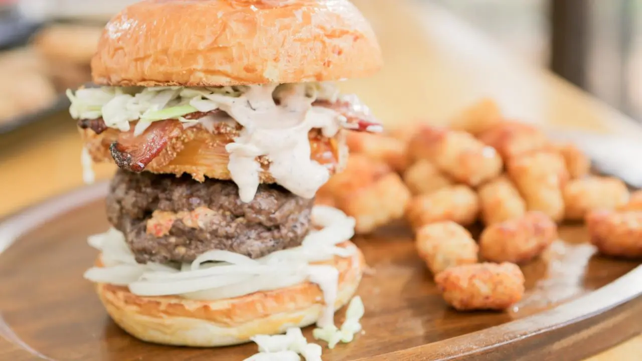 Pimento-Cheese-Stuffed Burger Recipe | Guy Fieri | Food Network