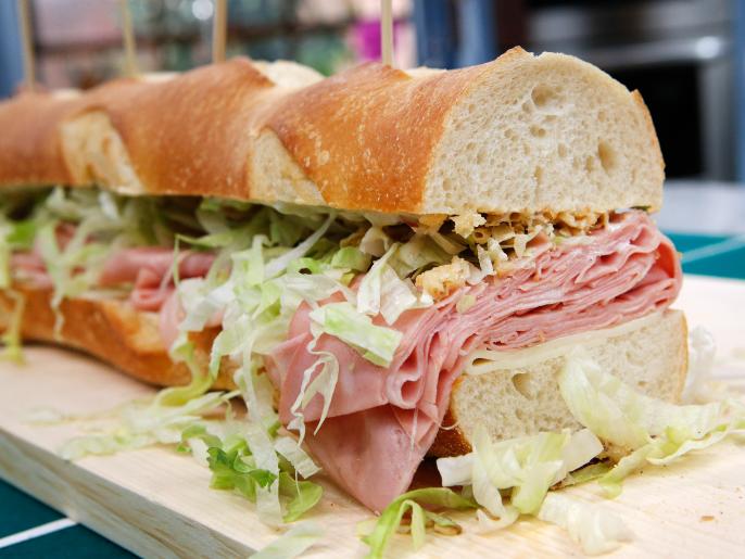 Giant Mortadella Sub Recipe | Jeff Mauro | Food Network