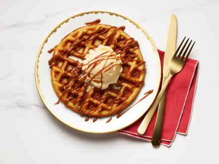 Eggnog Waffles a la Mode Recipe | Food Network Kitchen | Food Network