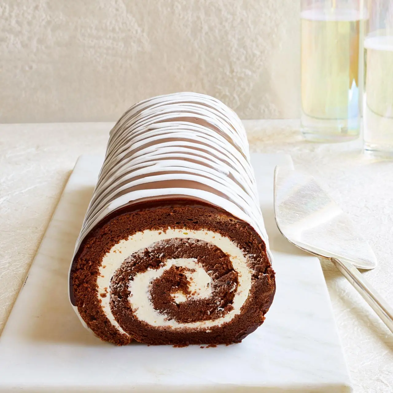 Hersheys Chocolate Roll Cake